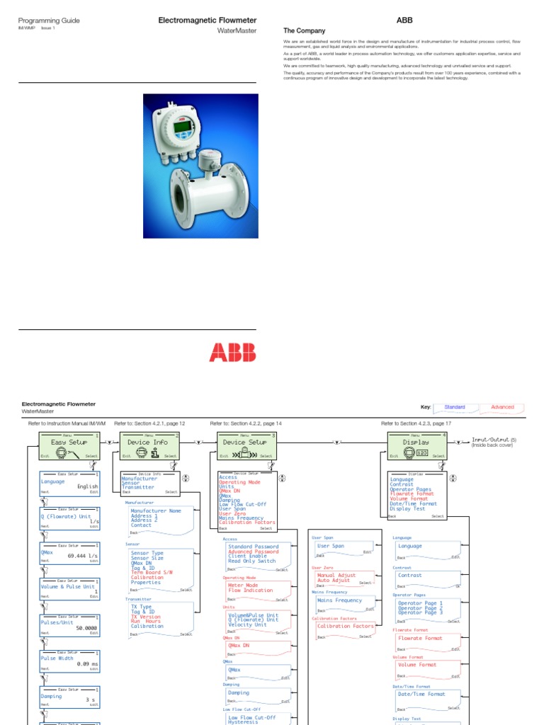 Magnetic Flow Meter Troubleshooting | PDF | Menu (Computing) | Flow ...
