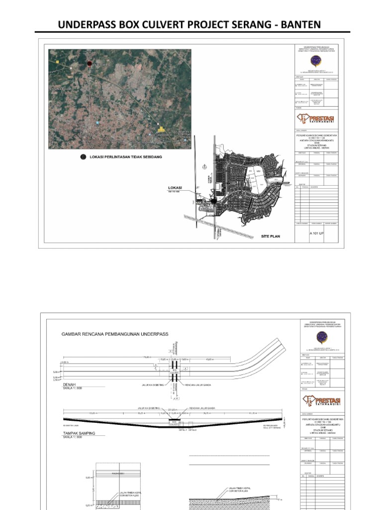 Underpass Box Culvert 1 | PDF | Deep Foundation | Components