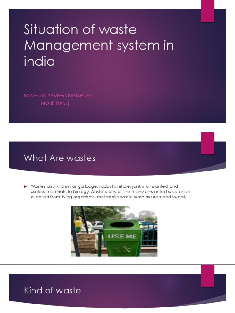 Waste Management Challenges in India | PDF