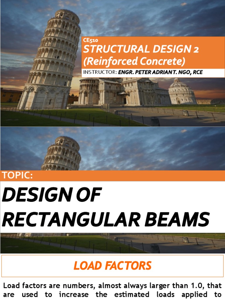Ce510 - Design of Rectangular Beam and One-Way Slab | Download Free PDF | Beam (Structure ...