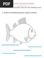 LKG Tracing & Coloring Worksheets | PDF