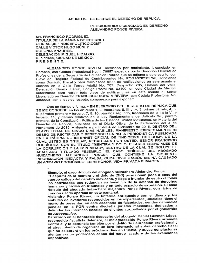 Derecho de Replica | PDF | Principios éticos | Virtud