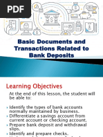 Sample Check Deposit Slip Withdrawal Slip | PDF | Cheque | Deposit Account