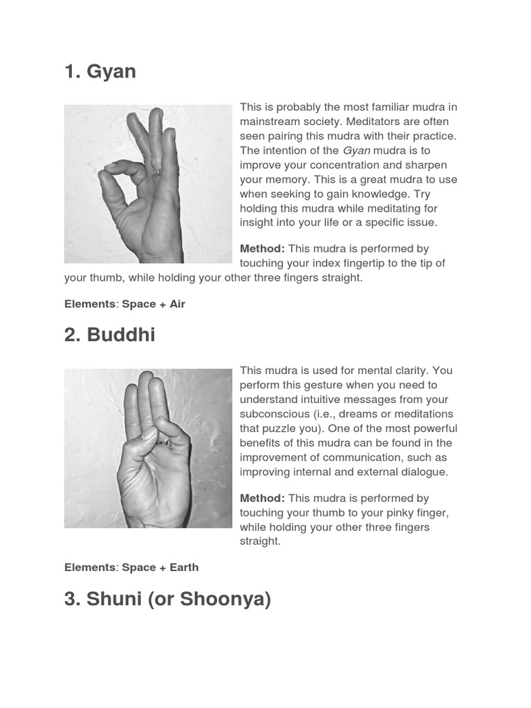 Top 10 Mudras | PDF