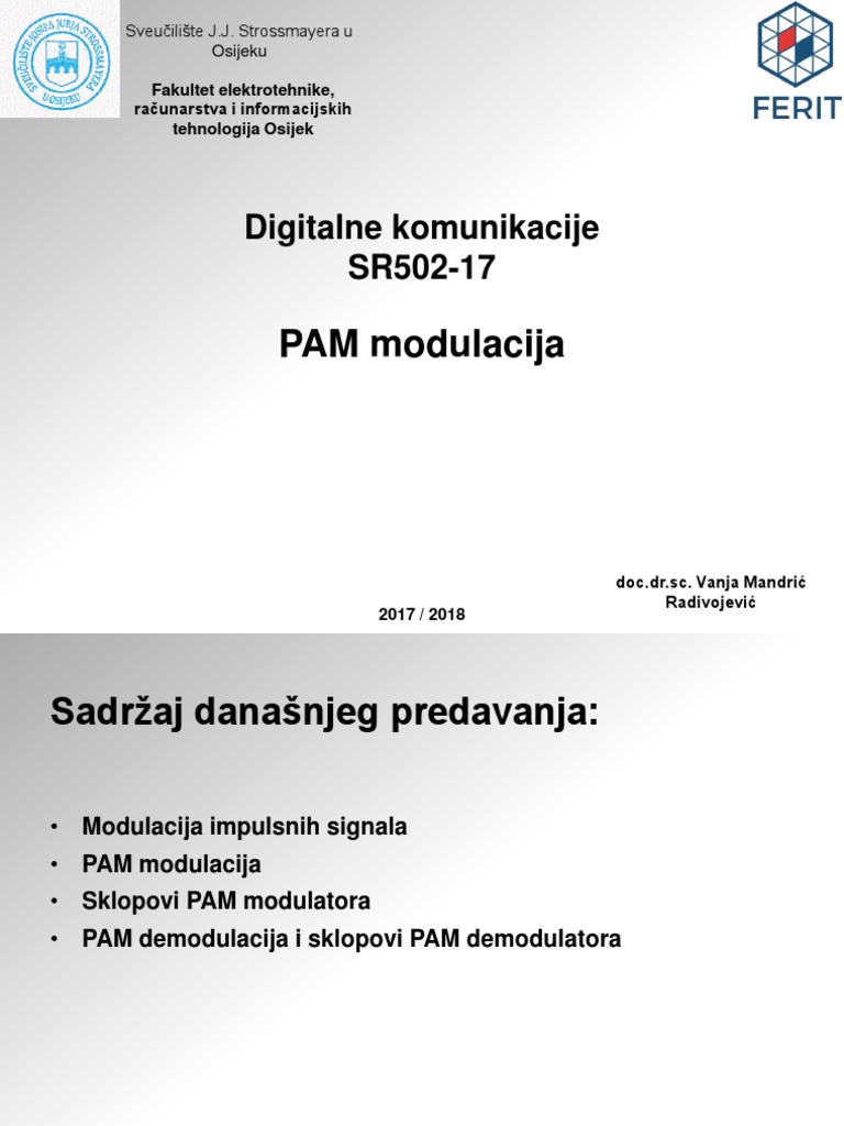 12 PAM Modulacija | PDF