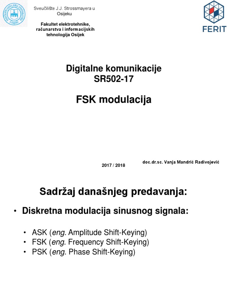16 FSK Modulacija | PDF