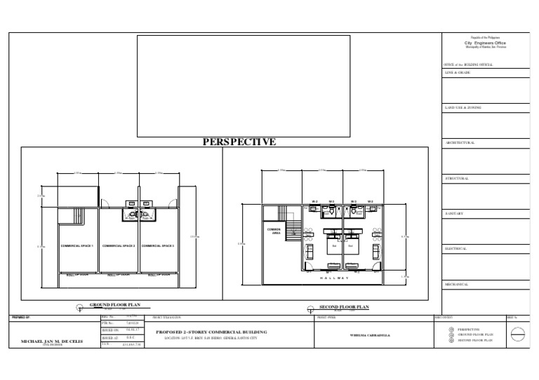 Proposed 2-Storey Commercial Plan | Download Free PDF | Buildings And ...
