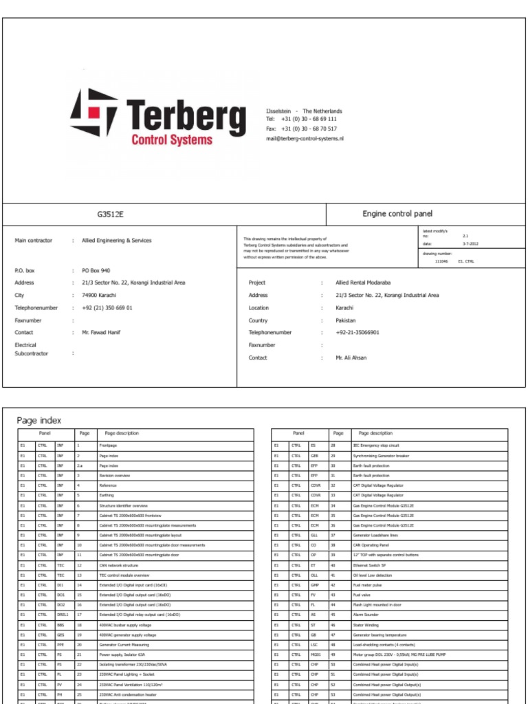 Terberg Control Systems Overview | PDF | Cogeneration | Power Supply