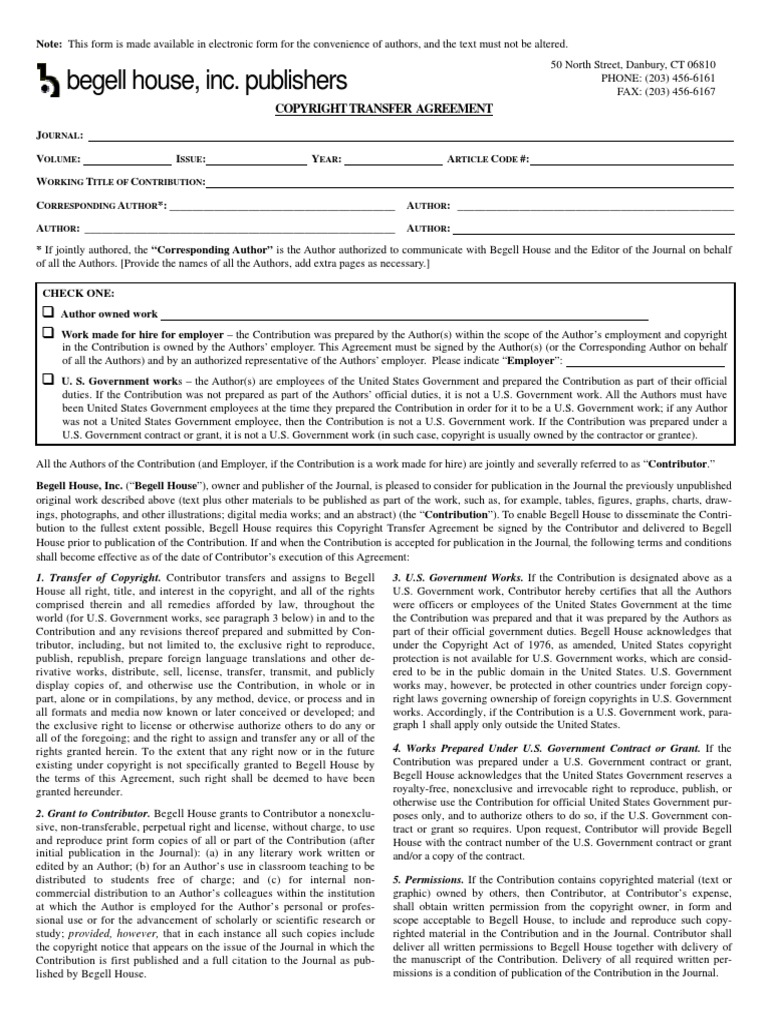 Begell House, Inc. Publishers: Ournal | PDF | Copyright | Copy Editing