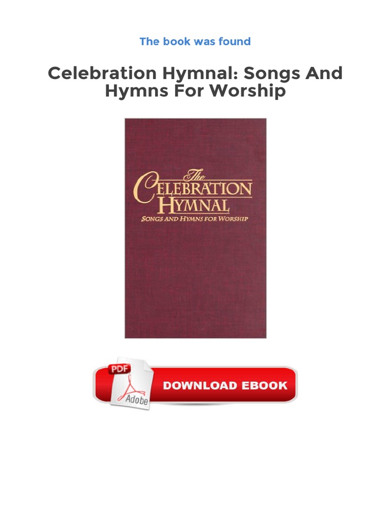 Celebration Hymnal Overview and Features | PDF | Hymns | Contemporary ...