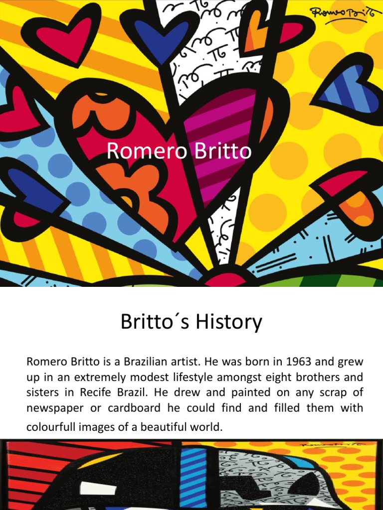 Romero Britto: Biography and Artworks | PDF | Art