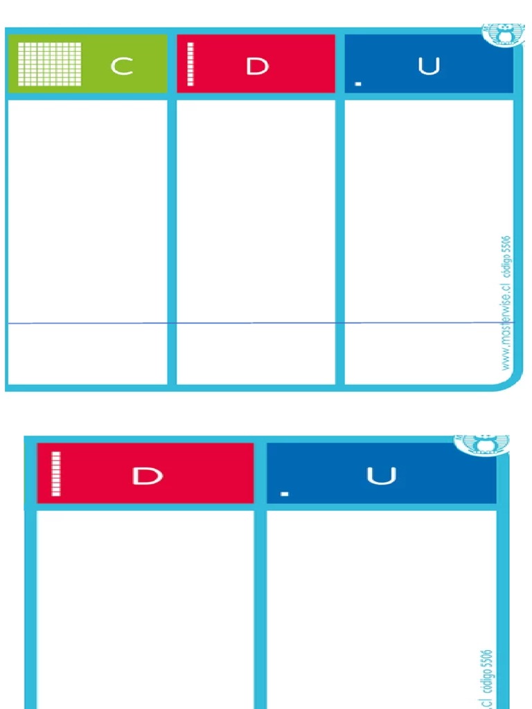 Tableros Valor Posicional | PDF