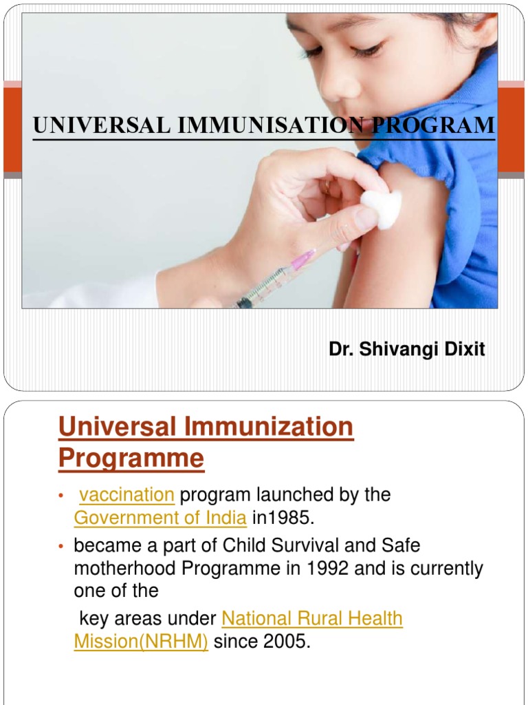 Universalimmunisationprogram 171120044520 | PDF | Vaccines | Children's ...