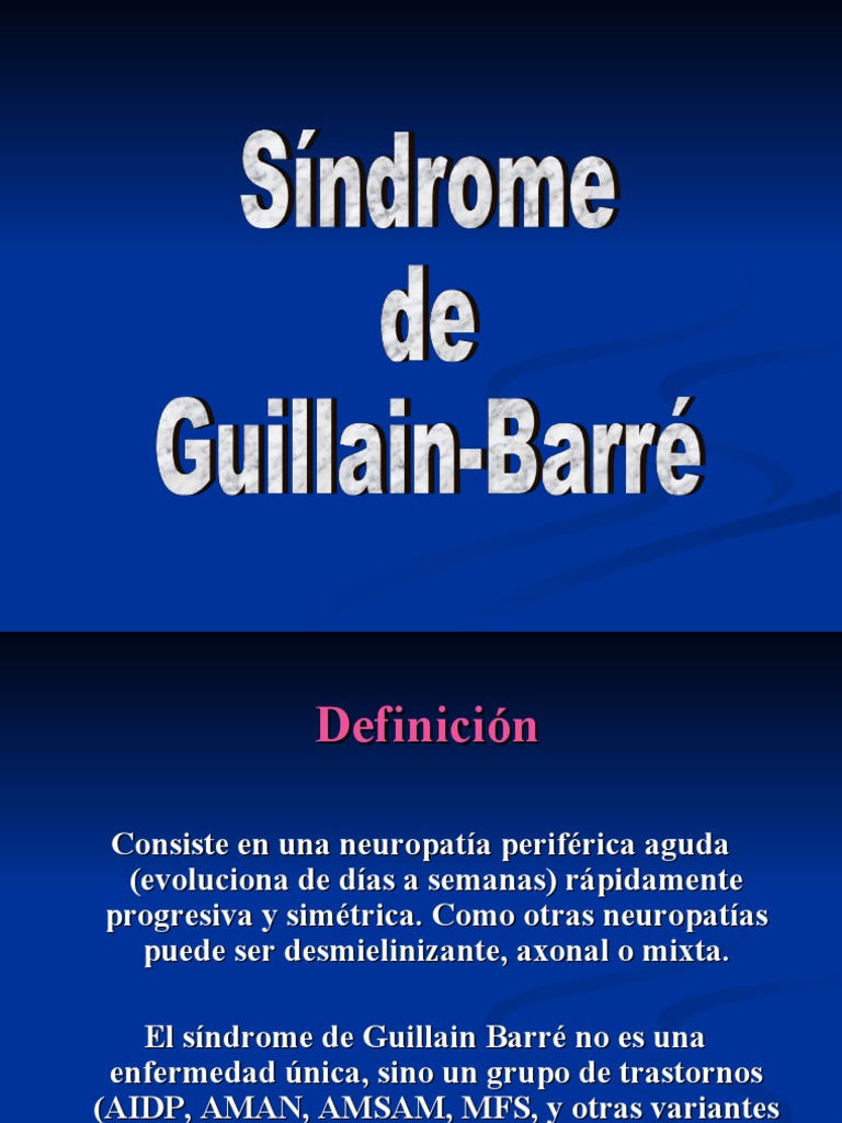 Guillain Barre | PDF | Mielina | Parestesia