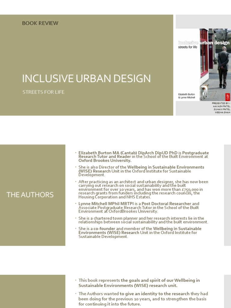 Street For Life Book Review | PDF | Accessibility | Built Environment