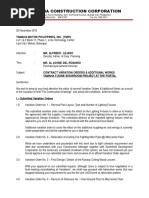 Certificate of Turnover & Acceptance | PDF