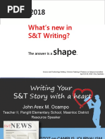 Science and Tech News Writing | PDF | Journalism | News