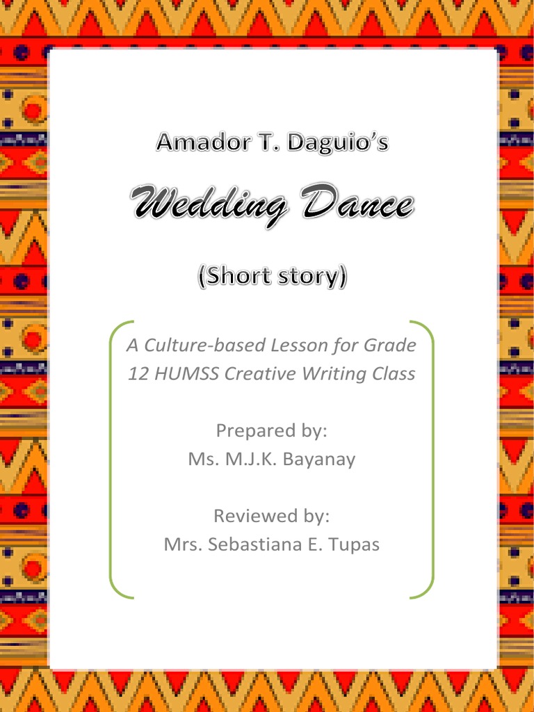 Culture-based Lesson on Wedding Dance Short Story | PDF | Traditions ...