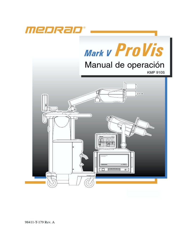 Inyector de Medio de Contraste Mark V Provis - Manual de Usuario | PDF ...
