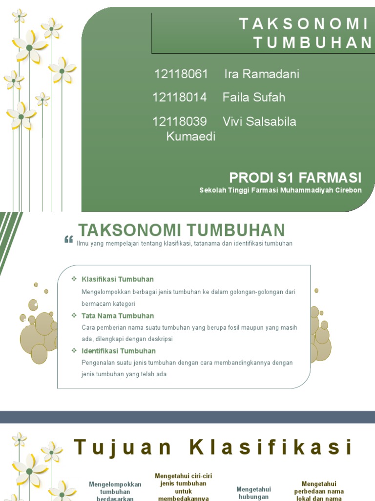 Taksonomi Tumbuhan | PDF