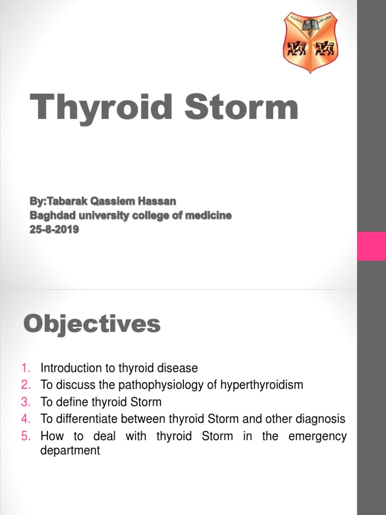 Thyroid Storm | PDF | Hyperthyroidism | Thyroid