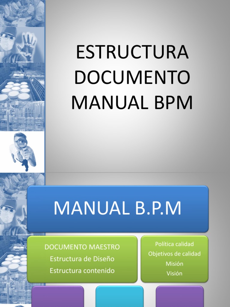 Estructura Documento Manual BPM | PDF | Alimentos | Agua