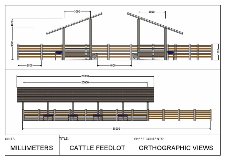 Cattle Feedlot - Dimensions