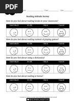 Elementary Reading Attitude Survey - Garfield | PDF