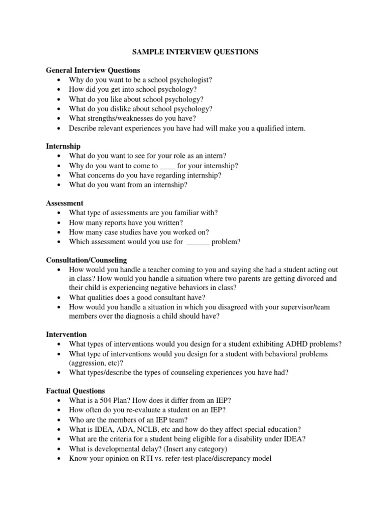 WEBSITE Sample Interview Questions1 | PDF
