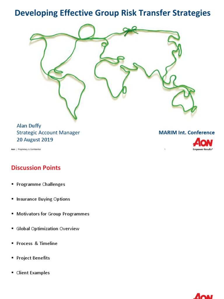Multinational Risk Transfer Guide | PDF | Reinsurance | Insurance