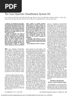 LOCS III Cataract Grading System | PDF | Cataract | Color