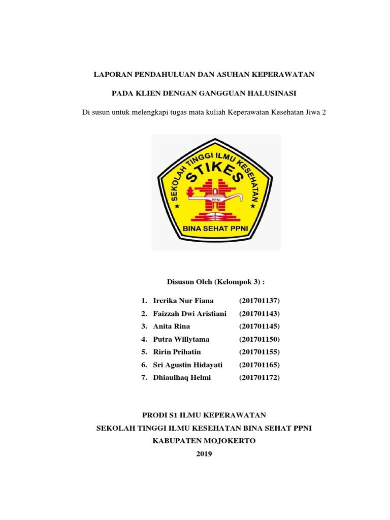 LP Dan Askep Jiwa Halusinasi Bu Lilik PDF | PDF