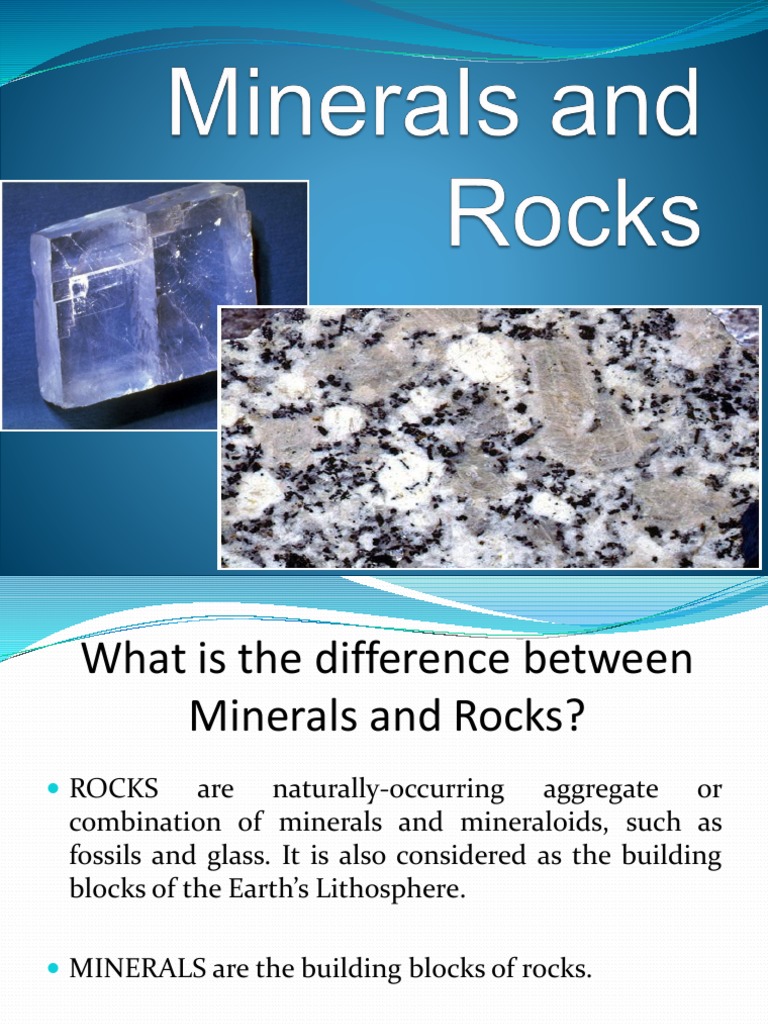 Rocks and Minerals | PDF | Rock (Geology) | Minerals