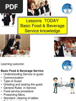 Basic FNB Service Training Module | PDF