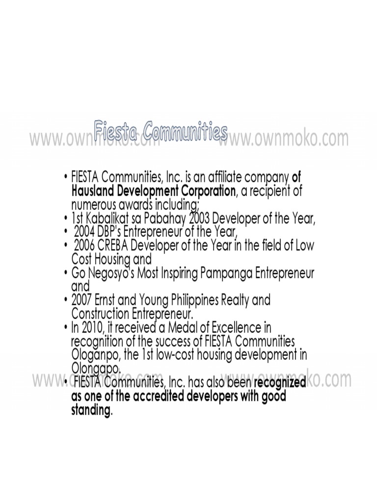 Fiesta Homes Model Units Sample Computations Requirements PDF | PDF ...