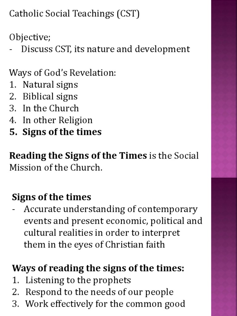 CST Intro 1.1 | Download Free PDF | Catholic Social Teaching | Catholic ...