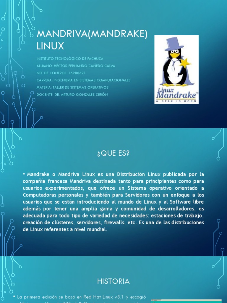 Mandrake Linux | PDF | Distribución de Linux | Software del sistema
