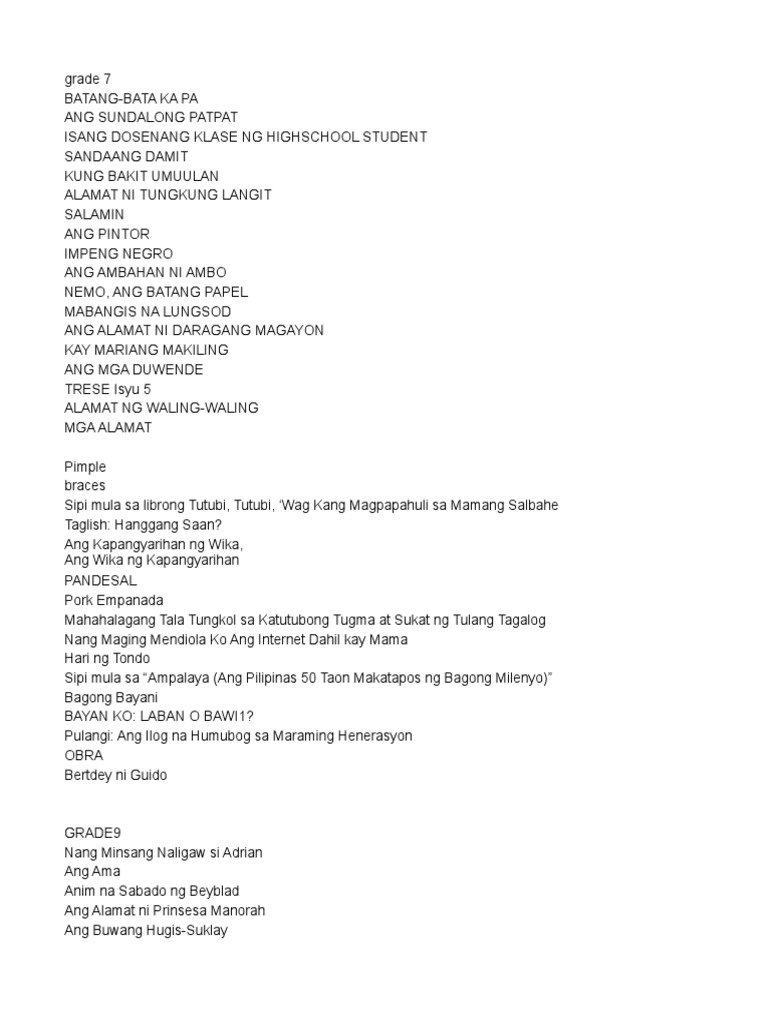 Checklist Module Pdf