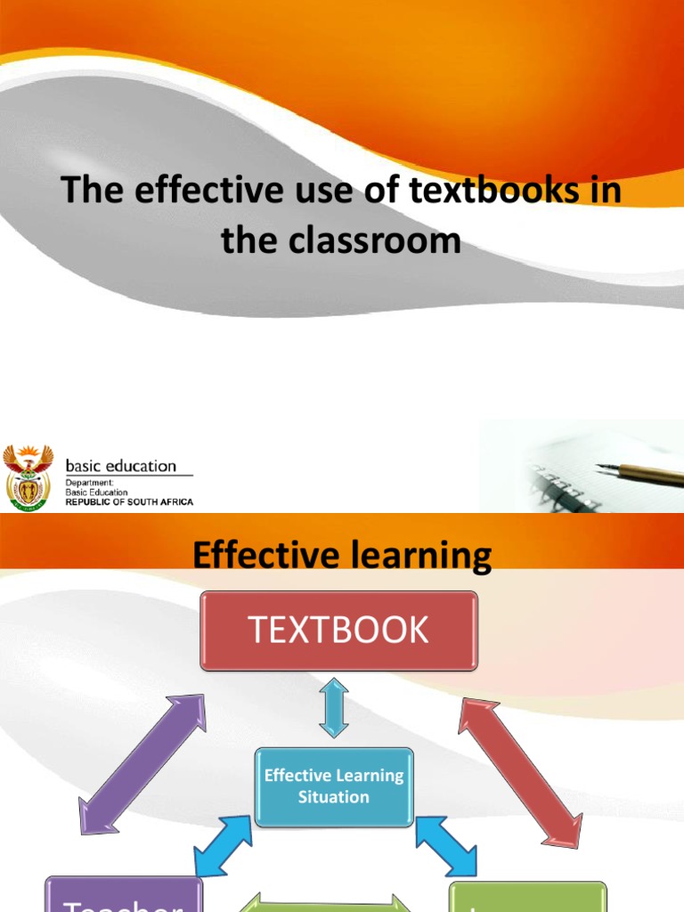 The Effective Use of Textbooks in The Classroom | PDF | Textbook ...