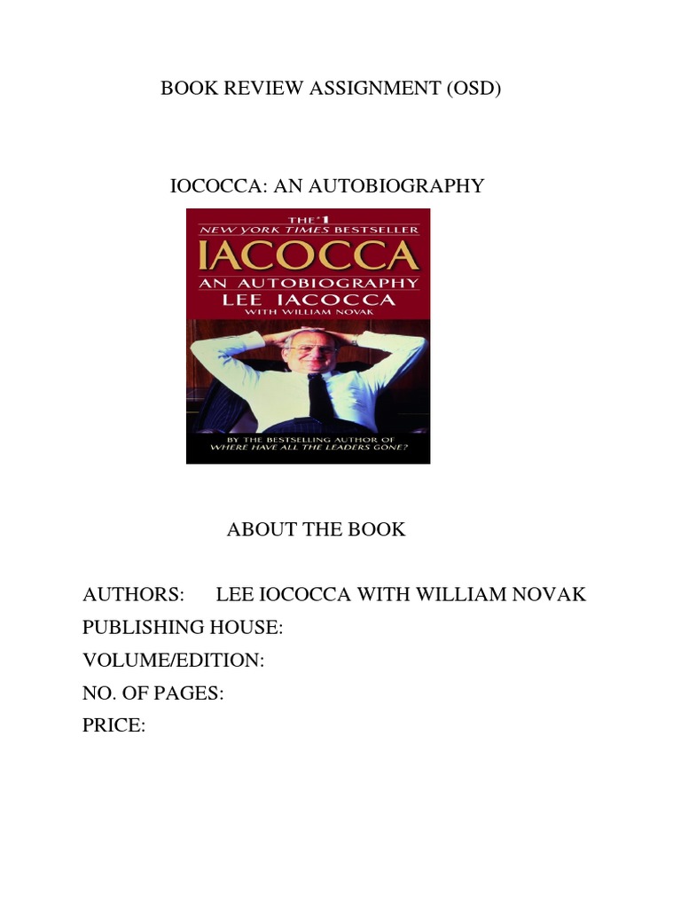 Book Review Assignment (Osd) | PDF | Economies | Business