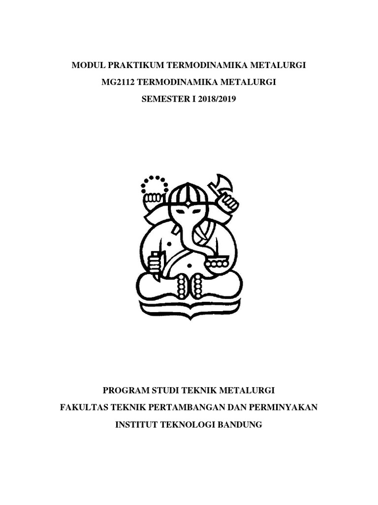 Praktikum Termodinamika Metalurgi MG2112 | PDF