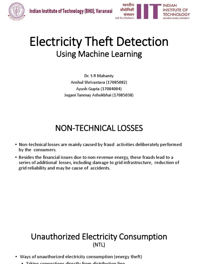 Electricity Theft Detection: Using Machine Learning | PDF | Principal ...