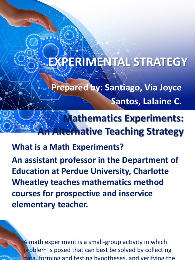 Experimental Strategy | PDF