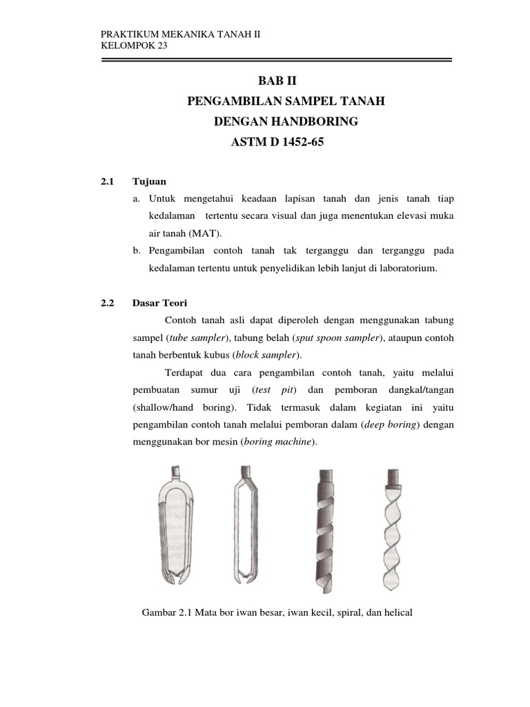 BAB II Handboring | PDF