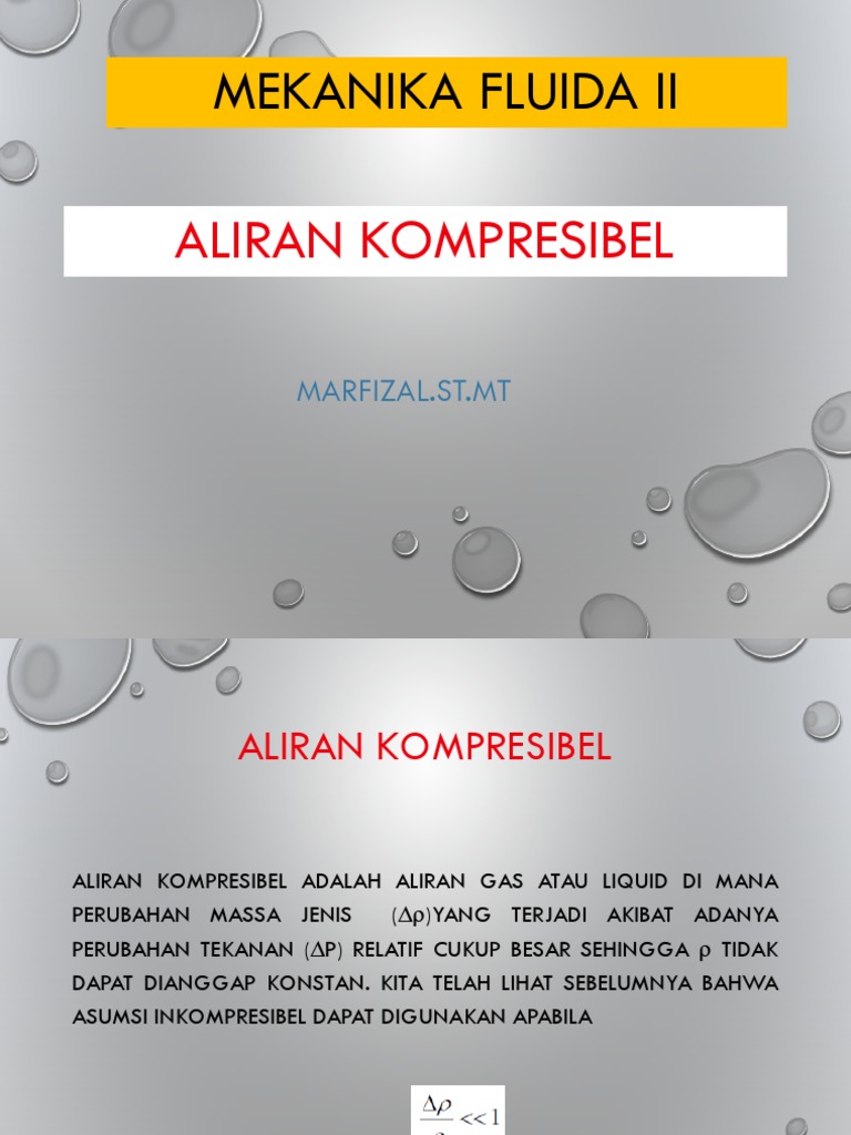 Mekanika Fluida 2 Pertemuan 10 Okk | PDF