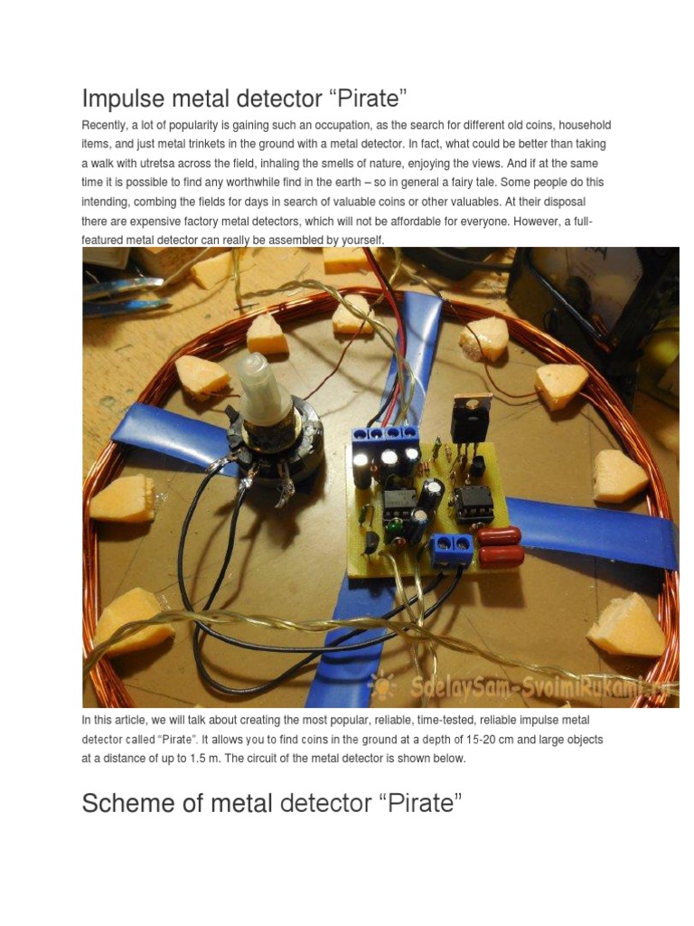 Impulse Metal Detector | PDF | Equipment | Electrical Engineering