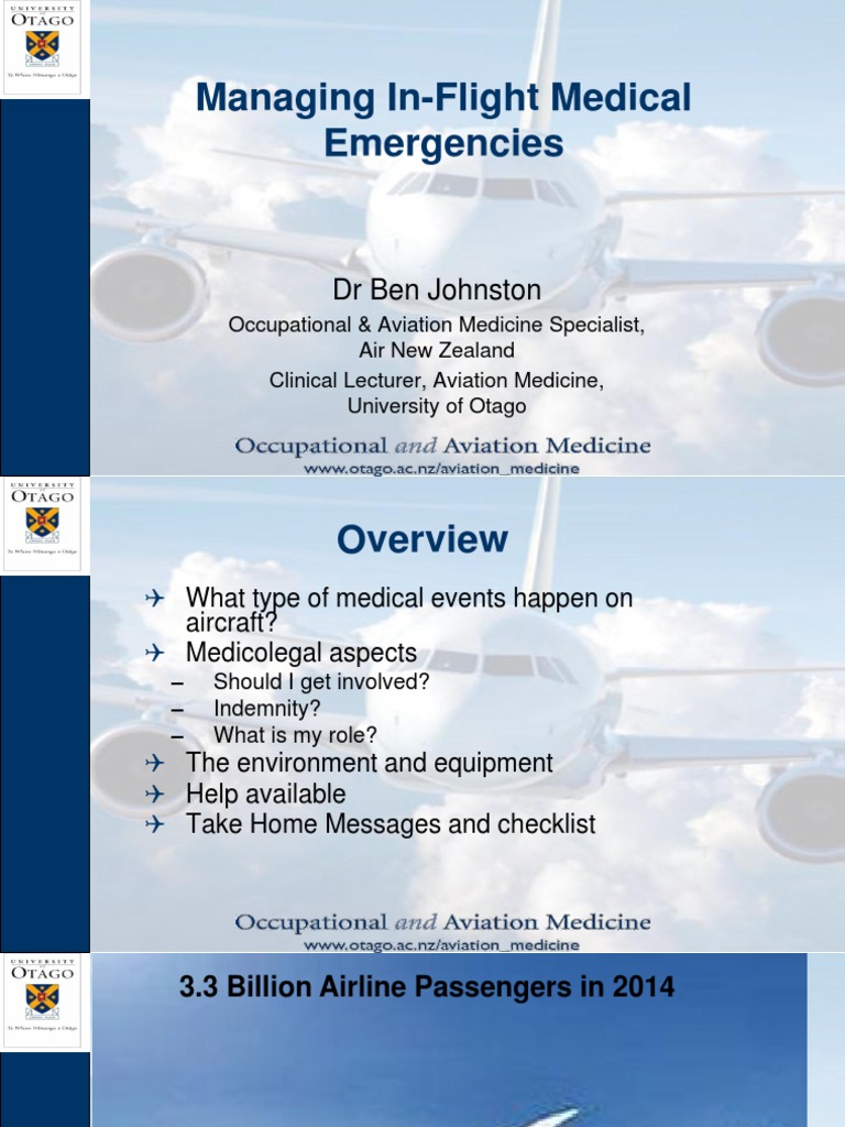 Managing In-Flight Medical Emergencies | PDF | Physician | Aviation Safety