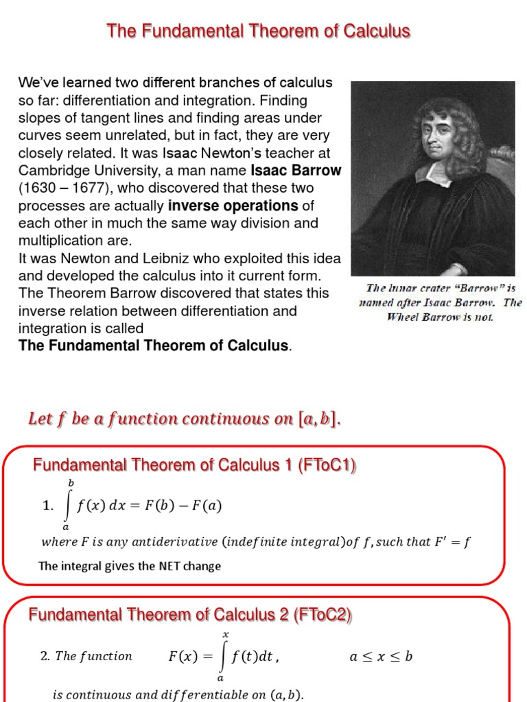 FToC and MVT 2 | PDF | Calculus | Integral