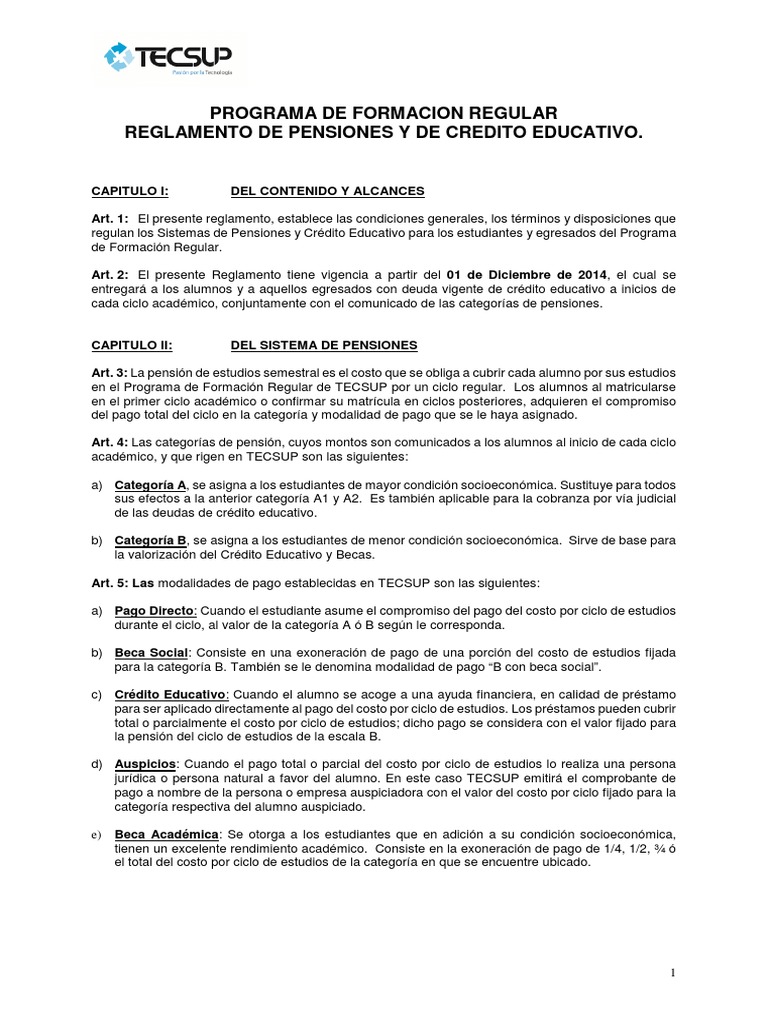 Tecsup | PDF | Crédito | Finanzas y dinero