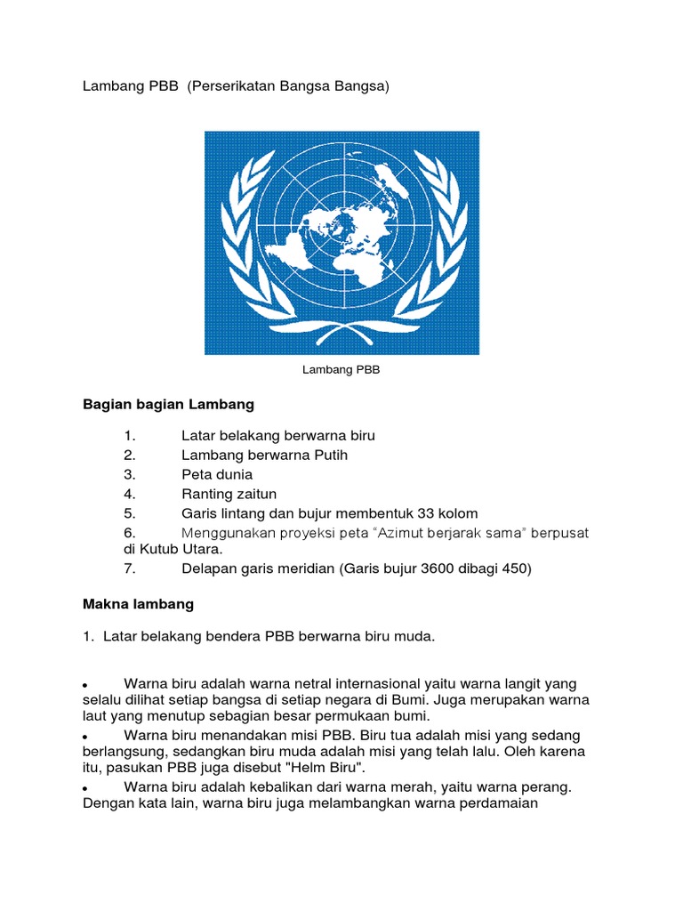 Lambang PBB | PDF